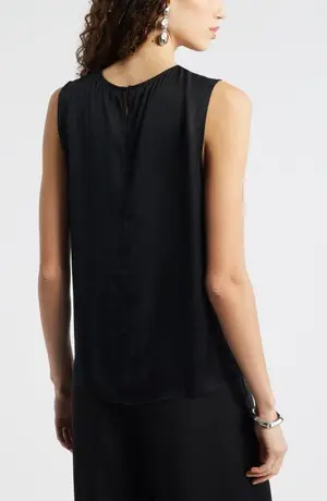 Nordstrom Satin Scoop Neck Tank