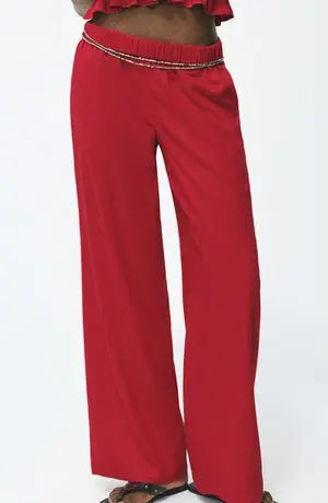Mango Straight-leg Pull-on Pants