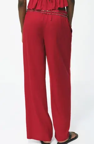 Mango Straight-leg Pull-on Pants