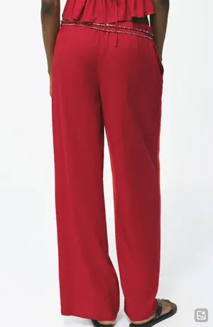 Mango Straight-leg Pull-on Pants