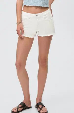 Mango Frayed Shorts For Women