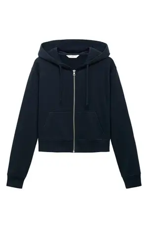 Mango Shrunken Zip Hoodie