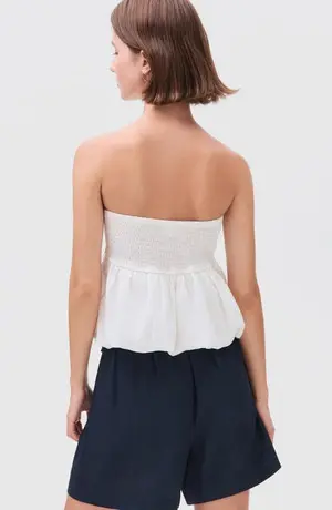 Mango Pleated Bow Shorts