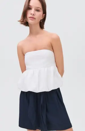 Mango Pleated Bow Shorts