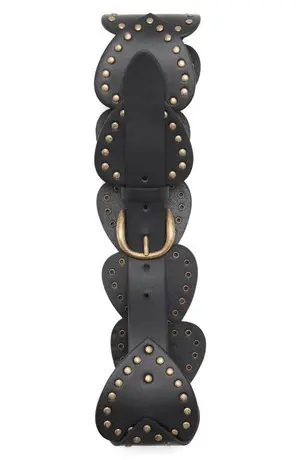 Mango Studded Heart Belt