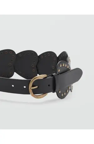 Mango Studded Heart Belt