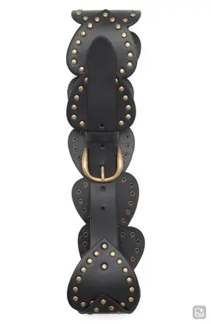 Mango Studded Heart Belt