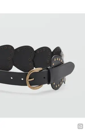 Mango Studded Heart Belt