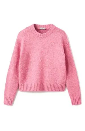 Mango Marled Crewneck Sweater