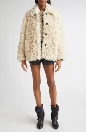 Isabel Marant Tarvey Faux Shearling Jacket