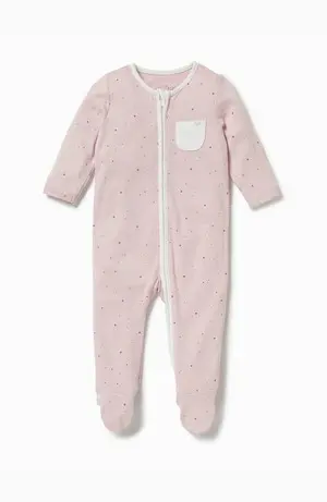 MORI Two-way Zip-up Sleepsuit - Stardust