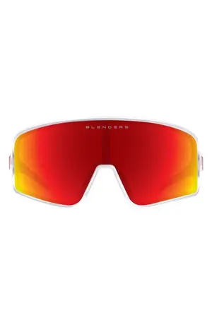 BLENDERS EYEWEAR Eclipse Polarized Shield Sunglasses Hot Rageous