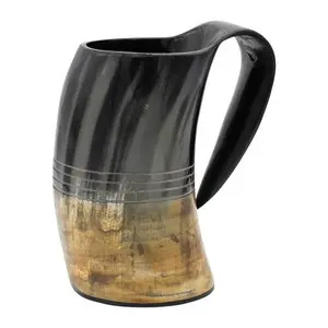 STORIED HOME 45-ounce Horn Pitcher - Natural
