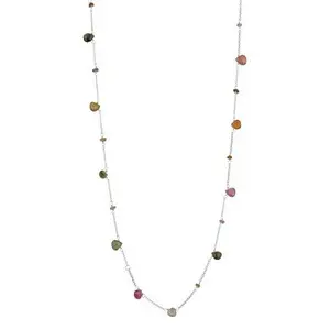 SPERO LONDON Sterling Tourmaline Necklace - Silver