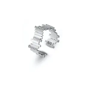 SPERO LONDON Bar Sterling Silver Ring Silver