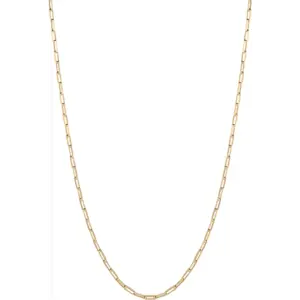 SPERO LONDON Rectangular Link Chain Sterling Necklace - Gold