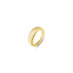 SPERO LONDON Croissant Ring In Sterling Vermeil - Gold
