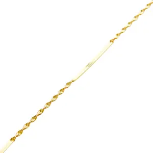 SPERO LONDON Semi Singapore Sterling Bracelet - Gold