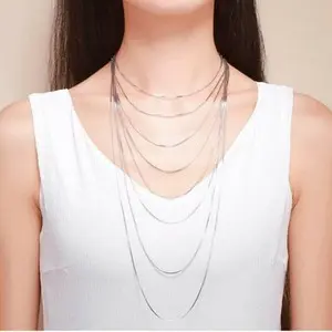 SPERO LONDON Italian Sterling Chain Necklace - Silver