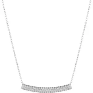 SPERO LONDON Sterling Concave Bar Necklace - Silver