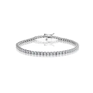 SPERO LONDON Sterling Tennis Bracelet 3mm - Silver
