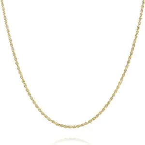 SPERO LONDON Sterling Rope Chain Necklace - Gold