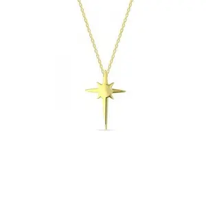 SPERO LONDON Single Star Pendant Necklace - Gold
