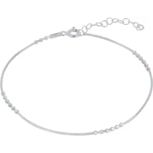 SPERO LONDON Six Beads Sterling Chain Bracelet - Silver