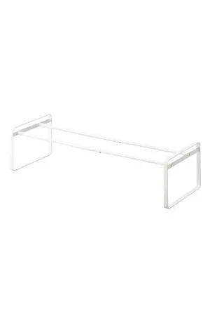 YAMAZAKI Stackable Expandable Steel Shoe Rack - White