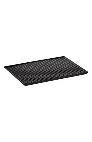 YAMAZAKI Dish Drainer Tray Black