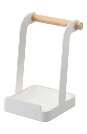 YAMAZAKI Lid/ladle Storage Stand - White
