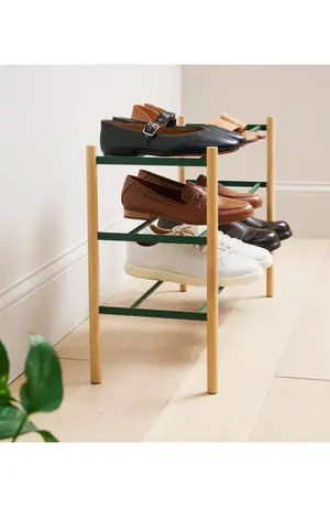 YAMAZAKI Expandable Three-tier Shoe Rack