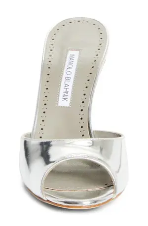 Manolo Blahnik Astucla Sandal - Silver
