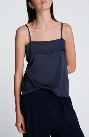 KENNETH COLE Foldover Cotton Camisole