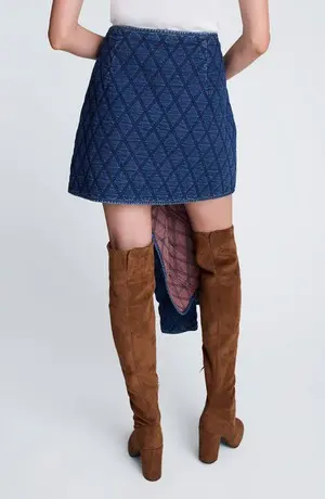KENNETH COLE Quilted Mini Skirt