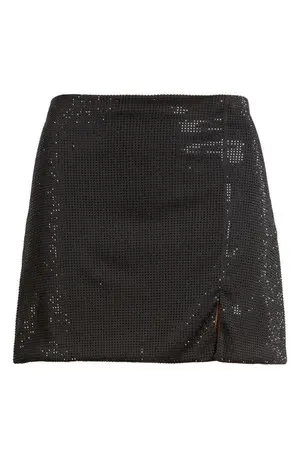 Mango Crystal Detail Miniskirt