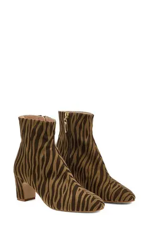 LK BENNETT Conway Bootie - Zebra Print