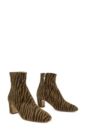 LK BENNETT Conway Bootie - Zebra Print