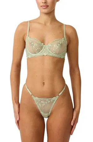KAT THE LABEL Sofia Underwire Bra - Pistachio