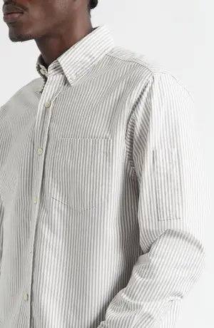 NOAH Oxford Cotton Button-down Shirt