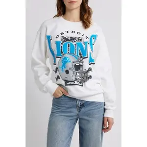 Junk Food Nfl Lions Graphic Sweatshirt