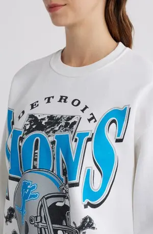 Junk Food Nfl Lions Graphic Sweatshirt
