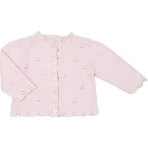 CUCLIE Rosette Knit Cardigan