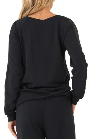THREADS 4 THOUGHT Priscilla Fleece Sweatshirt - Black