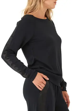 THREADS 4 THOUGHT Priscilla Fleece Sweatshirt - Black
