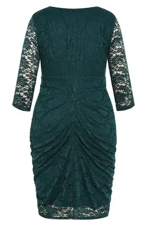City Chic Aleena Lace Bodycon Dress