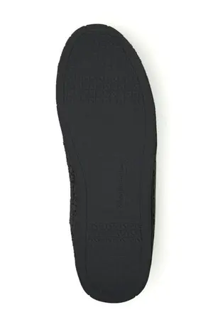 DEARFOAMS Rachel Marled Chenille Slippers - Black