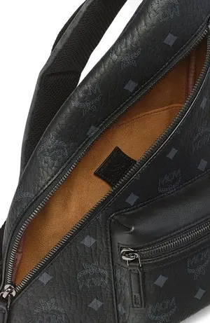 Mcm Mini Aren Sling In Visetos - Bk