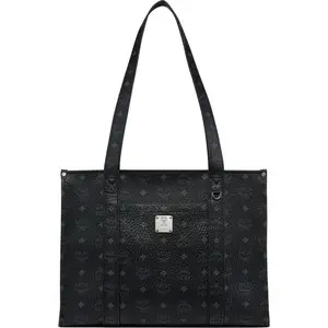 Mcm Small Aren School Bag Tote - Black
