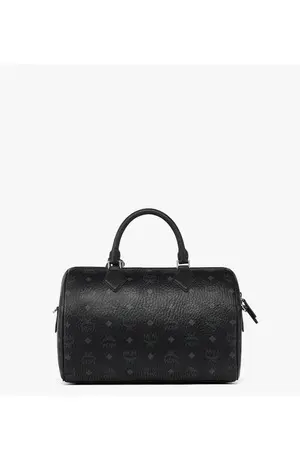 Mcm Ella Boston Bag - Black